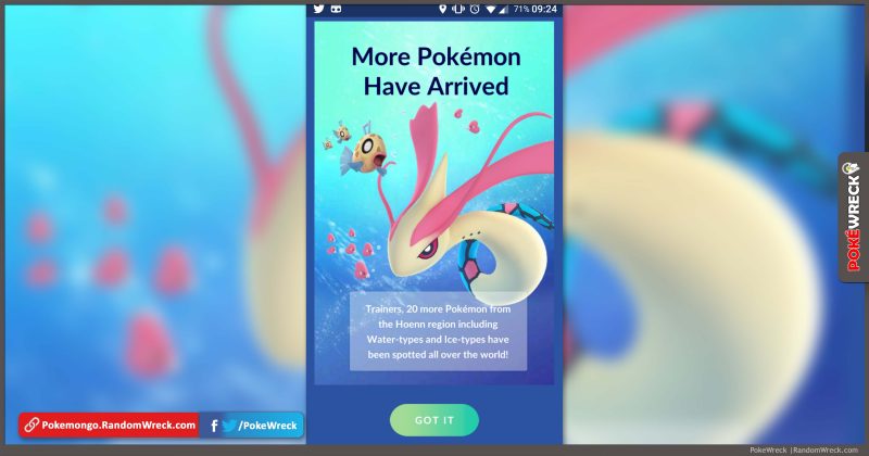 List of New Hoenn region Water-type and Ice-type Pokémon which will ...