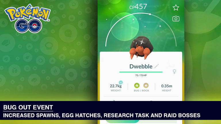 Pokemon GO Bug Out Event – Increased Spawns, Egg Hatches, Research Task ...